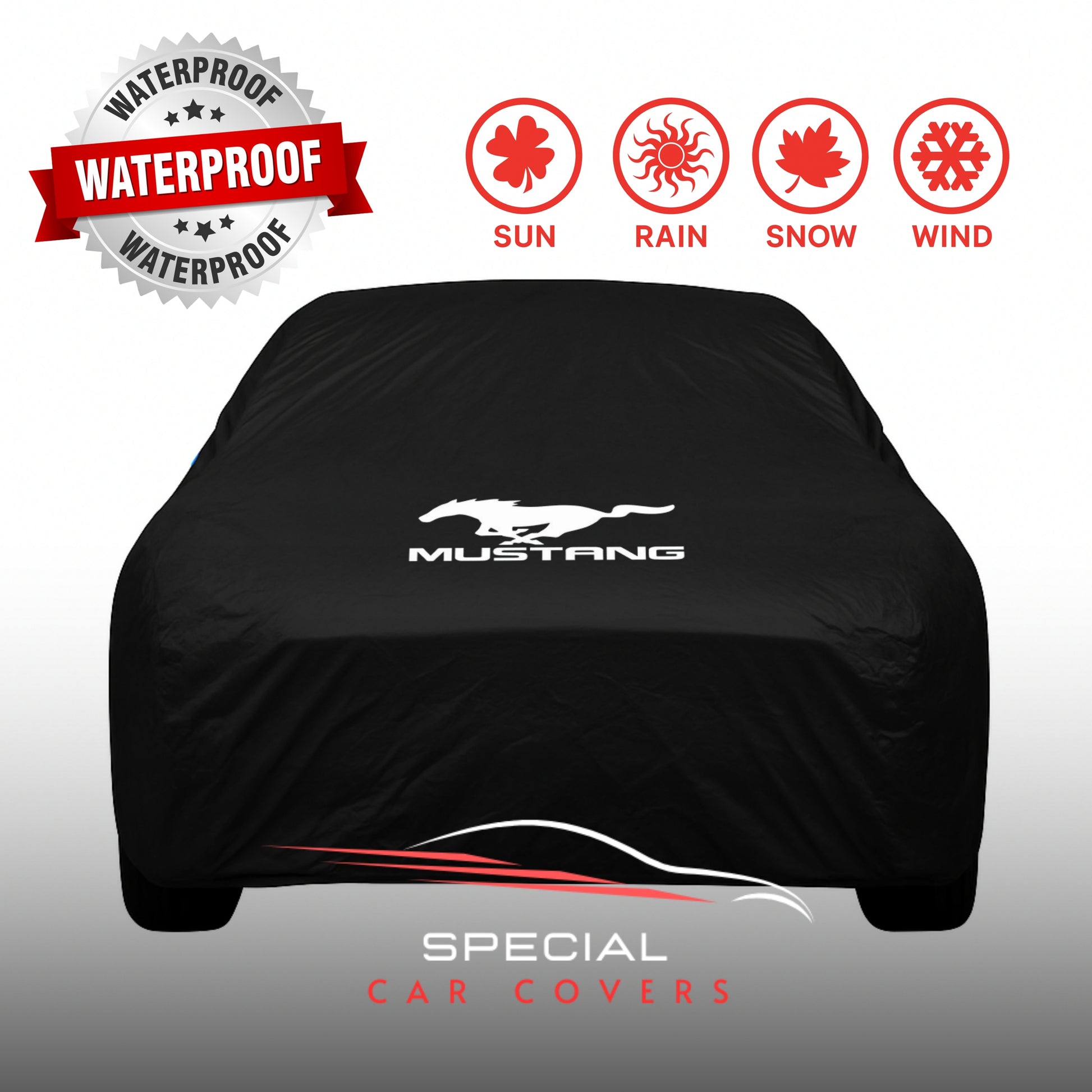 Mustang Outdoor Car Cover – Waterproof, Lightweight & Custom Fit ...